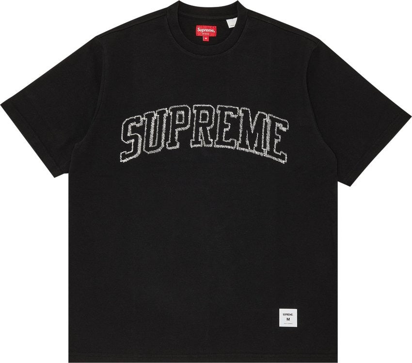 Supreme Sketch Embroidered S/S Top Black – THE VAULT